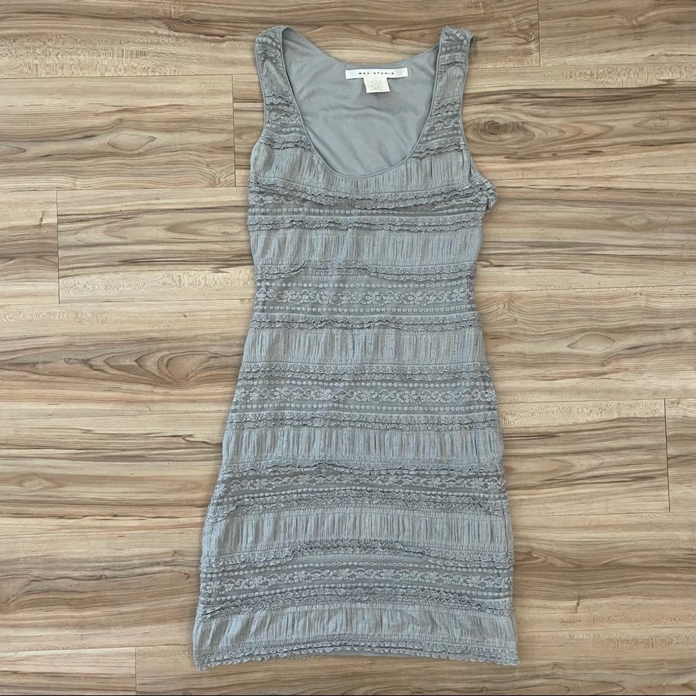 Max Studio Lace Bodycon Dress - Gem